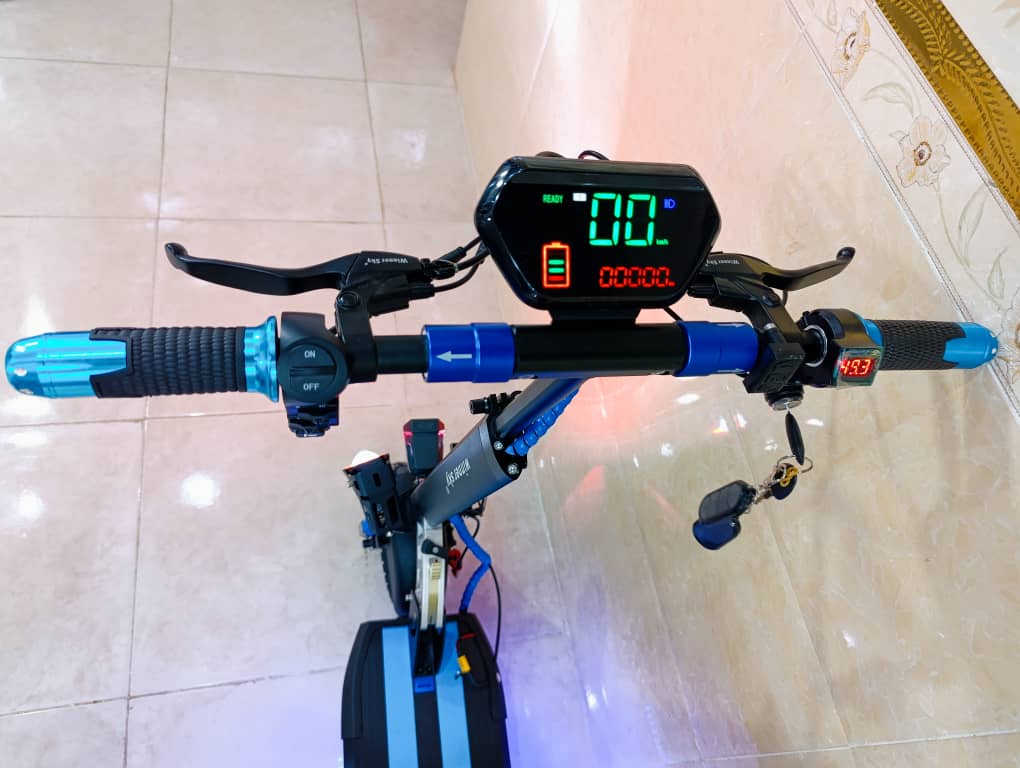 اسکوتر برقی دو نفره وینر اسکای winner sky مدل E10 pro2 موتور ۳۰۰۰ وات طرح جدید آبی | فروشگاه ...